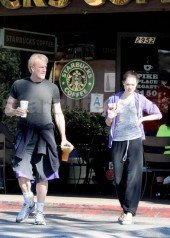 John Tesh Grabs a Coffee in Bel Air - StarzLife